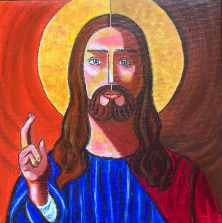 Caravaggio Jesus – Art by Dr. Linda